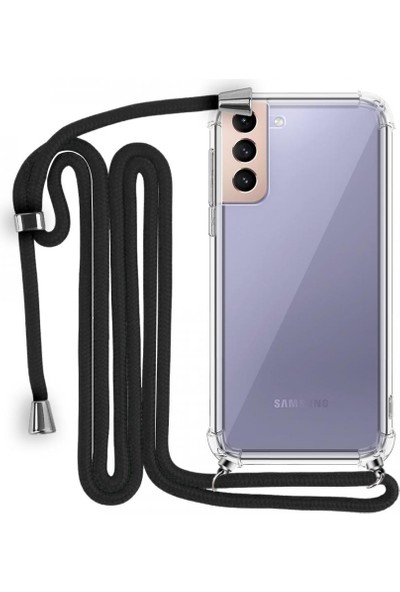 Piyasa Sepeti Ip Askılı Tank Şeffaf Kılıf Samsung Galaxy S21 Plus Piyasa Sepeti Ip Askılı Tank Şeffaf Kılıf Samsung Galaxy S21 Plus