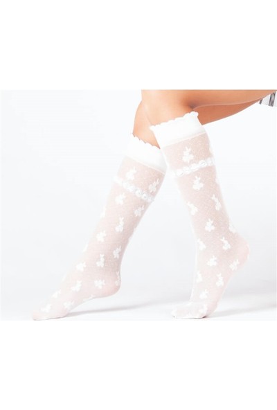 DayMod Kalpli Çocuk Dizaltı Çorap DayMod Kalpli Çocuk Dizaltı Çorap