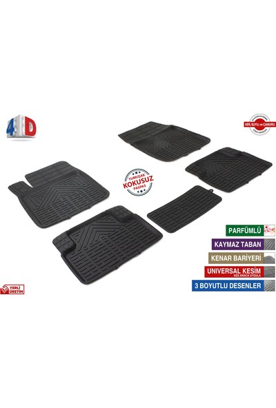 OMSA Universal 4D Havuzlu Paspas