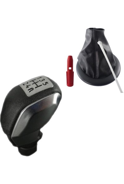 Otozet Megane 2 Spor Vites Topuzu Ve Körüğü Takım 5 İleri Siyah Çerçeveli Körük + Spor Topuzu 2