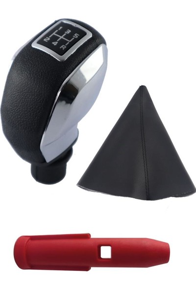 Otozet Cıtroen C2 - C3 - C4 - C5 Spor Vites Topuzu 5 İleri Manuel C4 Kapaklı Tip Vites Topuzu + Körüğü