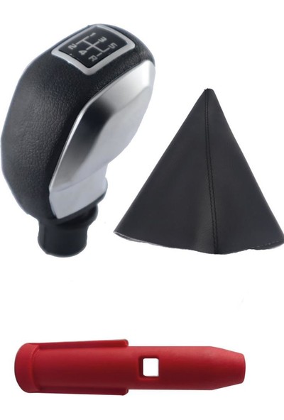 Otozet Cıtroen C2 - C3 - C4 - C5 Spor Vites Topuzu 5 İleri C5 Vites Topuzu + Körüğü Takım