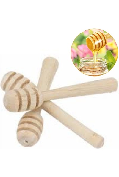 Naturel Ahşap Bal Kaşığı 7 cm - 25 Adet Naturel Ahşap Bal Kaşığı 7 cm - 25 Adet