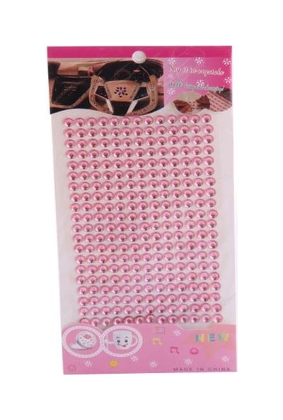 Kristal Taş Stıcker - 260 Adet Pembe