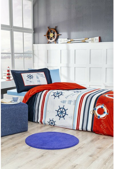 Özdilek Deep Blue Mavi Tek Kişilik Nevresim Takımı