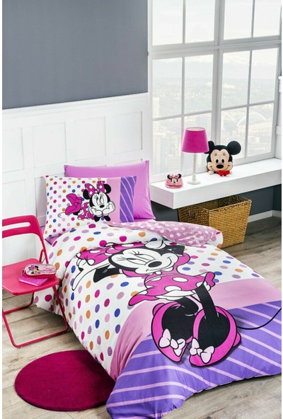 Özdilek Minnie Mouse Trend Pembe Lisanslı Tek Kişilik Nevresim Takımı Özdilek Minnie Mouse Trend Pembe Lisanslı Tek Kişilik Nevresim Takımı