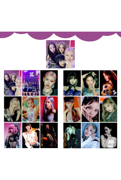 Kpop Dünyası Blackpınk '' 4+1 Popup '' Fotokart Seti