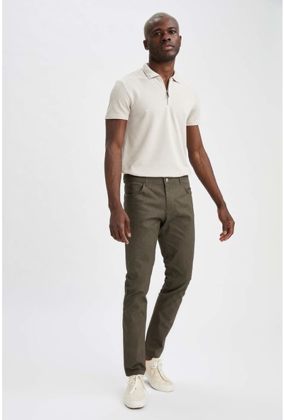 DeFacto Slim Fit Chino Pantolon T1055AZ21SP