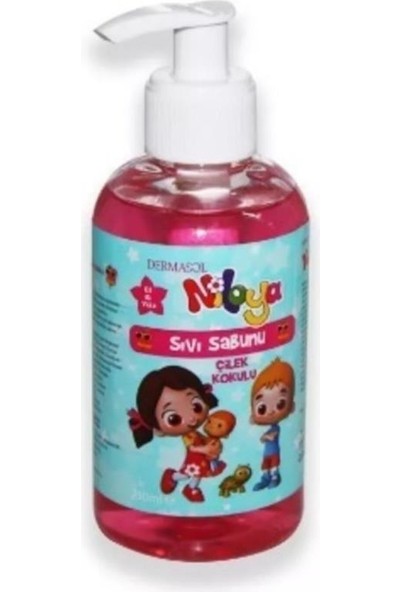 Dermasol Niloya Çilek Kokulu Sıvı Sabun 250ML