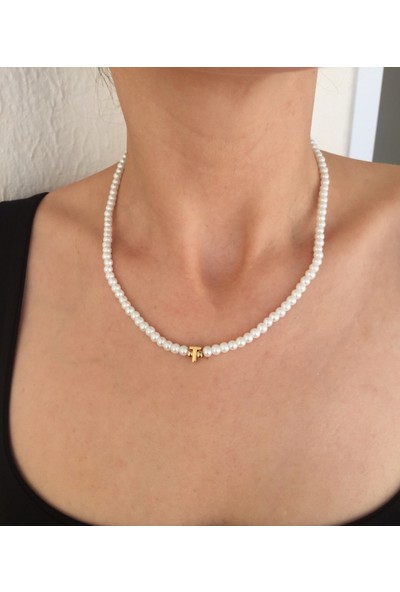 Accessories World T Harfi Gold Renk Inci Kolye Accessories World T Harfi Gold Renk Inci Kolye