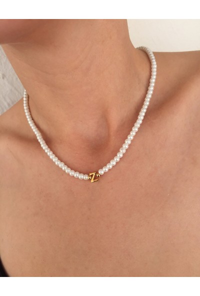 Accessories World Z Harfi Gold Renk Inci Kolye Accessories World Z Harfi Gold Renk Inci Kolye