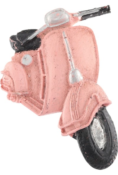 Labalaba Vespa Motor Pembe Renk Magnet & Buzdolabı Süsü