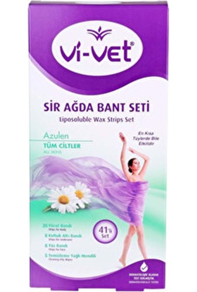 Vi-Vet Sir Ağda Bant Seti 41 Adet Vi-Vet Sir Ağda Bant Seti 41 Adet