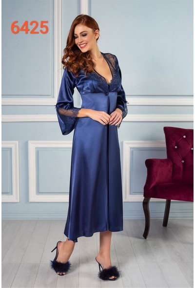 Pierre Cardin 6425 Saten Altılı Takım-Lacivert