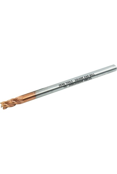 Deng Tools Q3.0 Düz Freze HRC55 Deng Tools Q3.0 Düz Freze HRC55