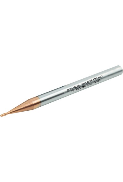 Deng Tools R0.5 Küre Freze HRC55 Deng Tools R0.5 Küre Freze HRC55