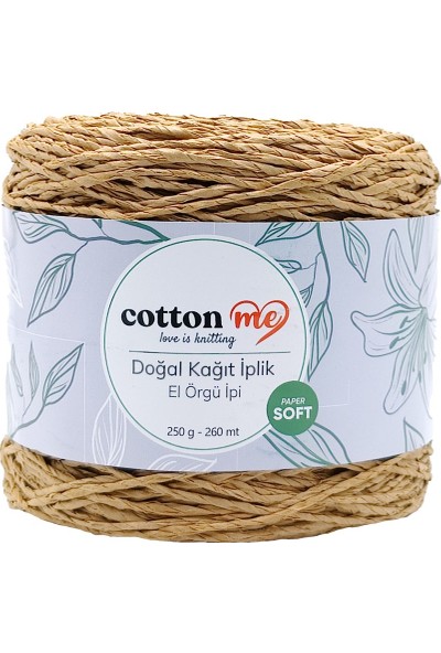 Fold Yarn Cottonme Kağıt Ip Saman 250GR