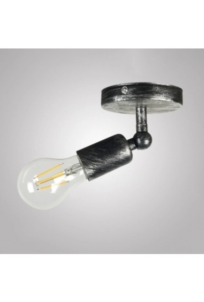 Riolight Mafsallı Aplik Siyah Eskitme