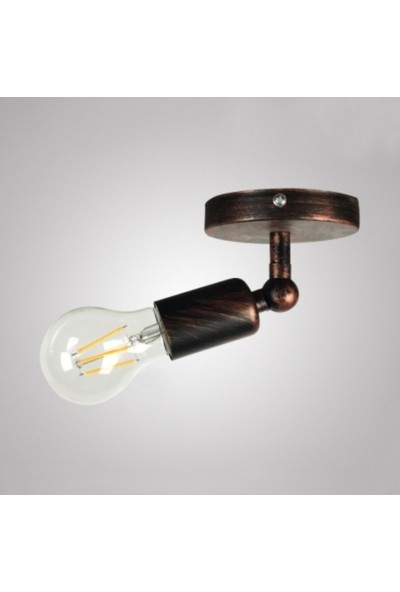 Riolight Mafsallı Aplik Bakır Eskitme