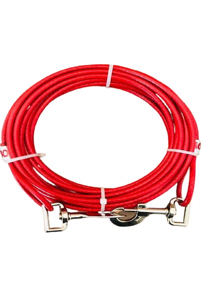 Lidersan Çelik Köpek Bahçe Bağlama Halatı 6 mm x 10 Metre