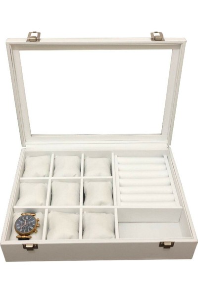 İmpala Saat, Yüzük, Kol Düğmesi, Gözlük Ahşap Kasa Üzeri Deri Kaplama Çok Amaçlı Takı Kutusu İmpala Saat, Yüzük, Kol Düğmesi, Gözlük Ahşap Kasa Üzeri Deri Kaplama Çok Amaçlı Takı Kutusu