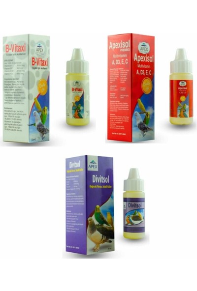 Papağanhane Apex Multi Sağlık Seti 3 Parça Papağanhane Apex Multi Sağlık Seti 3 Parça