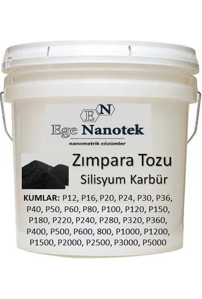 Ege Nanotek 240 Kum Zımpara Tozu Silisyum Karbür P240 - 1 kg