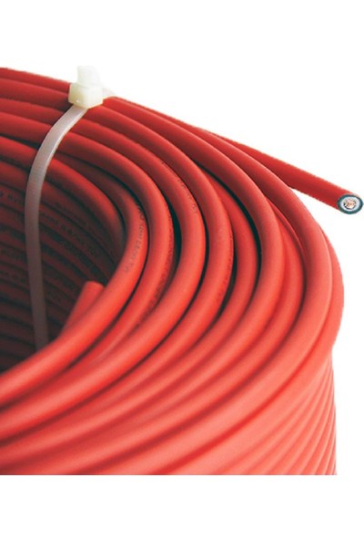 CW Enerji Cw Enerji, Güneş Enerjisi Için Solar Kablo 6mm Kırmızı 5 Metre CW Enerji Cw Enerji, Güneş Enerjisi Için Solar Kablo 6mm Kırmızı 5 Metre