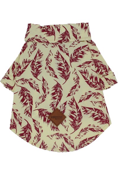 Pawstar Ekru Tüy Kedi Köpek Gömleği Kedi Köpek Kıyafeti