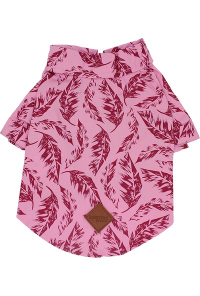 Pawstar Pembe Tüy Kedi Köpek Gömleği Kedi Köpek Kıyafeti