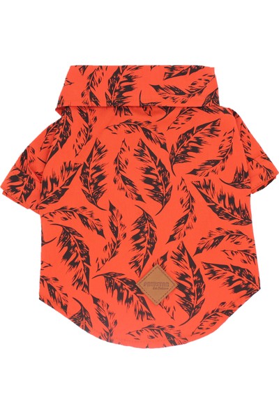 Pawstar Turuncu Tüy Büyük Köpek Gömleği Köpek Kıyafeti (15-45KG) Pawstar Turuncu Tüy Büyük Köpek Gömleği Köpek Kıyafeti (15-45KG)