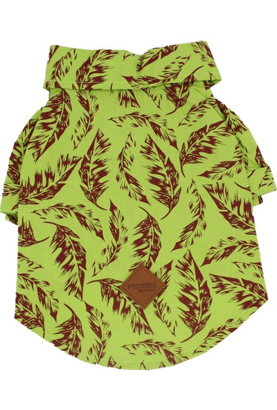 Pawstar Fıstık Yeşil Tüy Kedi Köpek Gömleği Kedi Köpek Kıyafeti