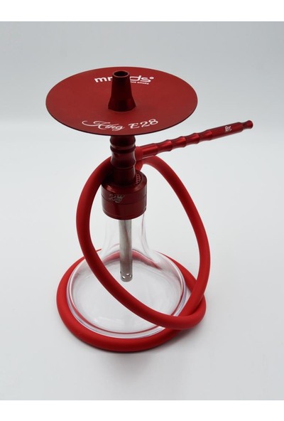 Mr. Eds Mr.eds E28 King Gökkuşağı Kırmızı Nargile Takımı