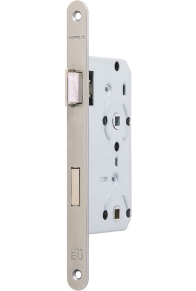 Hafele Gömme Kilit Banyo Tipi Wc P.çelik Mat 55/20MM Sağ Hafele Gömme Kilit Banyo Tipi Wc P.çelik Mat 55/20MM Sağ