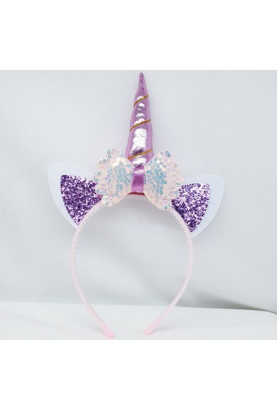 Magrib Lila Unıcorn Çocuk Tacı