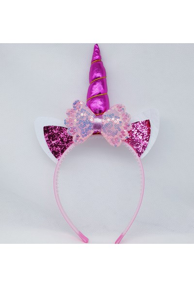 Magrib Koyu Pembe Unıcorn Çocuk Tacı Magrib Koyu Pembe Unıcorn Çocuk Tacı