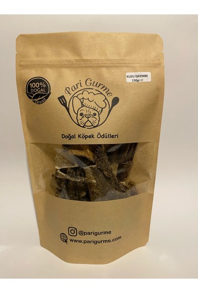 Pari Gurme Kuzu Işkembe Köpek Ödülü %100 Doğal Naturel Barf 150GR Kurutulmuş Pari Gurme Kuzu Işkembe Köpek Ödülü %100 Doğal Naturel Barf 150GR Kurutulmuş