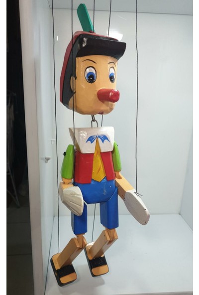 Elif Aksesuar Pinokyo Ahşap Kukla 50 cm Elif Aksesuar Pinokyo Ahşap Kukla 50 cm
