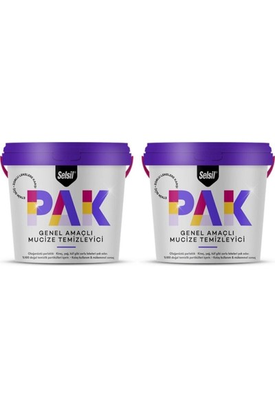 Selsil Pak Genel Amaçlı Mucize Temizleyici Krem 500 gr (6 Adet) Selsil Pak Genel Amaçlı Mucize Temizleyici Krem 500 gr (6 Adet)
