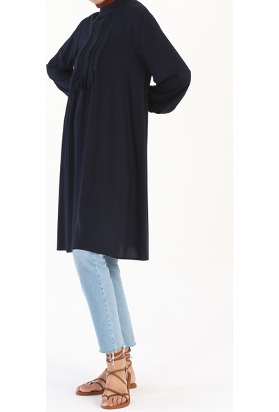 ALLDAY %100 Viskon Dantelli Tunik ALLDAY %100 Viskon Dantelli Tunik