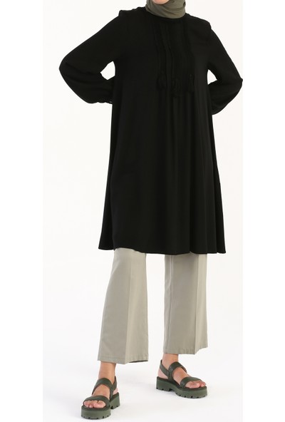 ALLDAY %100 Viskon Dantelli Tunik ALLDAY %100 Viskon Dantelli Tunik