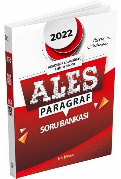 Tercih Akademi 2022 ALES Paragraf Soru Bankası Tercih Akademi 2022 ALES Paragraf Soru Bankası