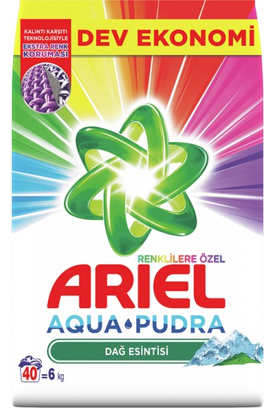 Ariel Aqua Pudra Toz Çamaşır Deterjanı 2 x 6 kg