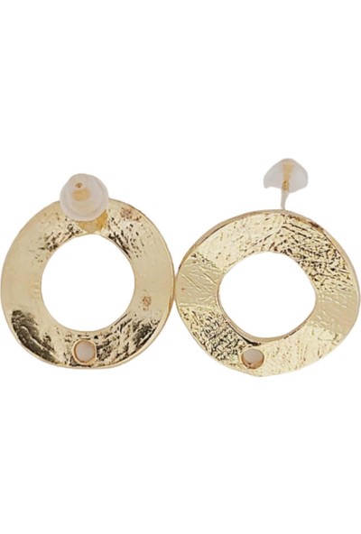 Mykonsept Yuvarlak Tasarım Küpe Çivisi Gold Kaplama 4 Adet Mykonsept Yuvarlak Tasarım Küpe Çivisi Gold Kaplama 4 Adet