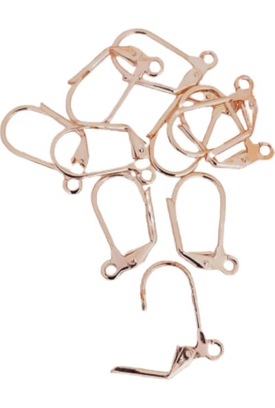 Mykonsept Küpe Kancası Rose Kaplama 10 Adet