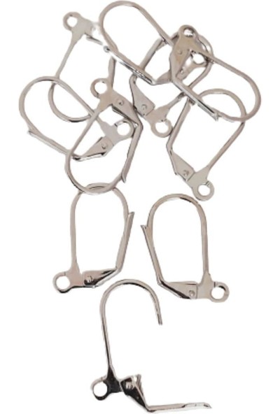 Mykonsept Küpe Kancası Gümüş Kaplama 10 Adet