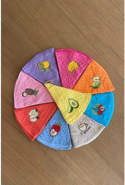 Lady Moda 6 Adet Yuvarlak Mutfak Peçetesi Lady Moda 6 Adet Yuvarlak Mutfak Peçetesi