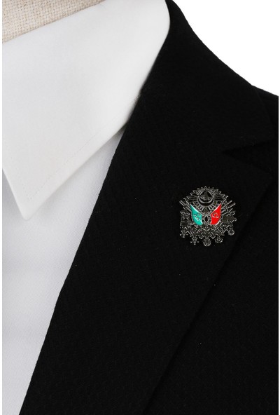 Kravatkolik Osmanlı Arması Yaka Rozeti