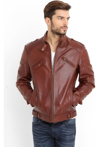 Dericlub E-911 Deri Erkek Mont