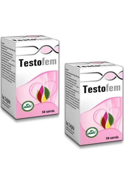 Anti Testofem® Damiana Ekstresi 30 Kapsül X 2 Adet Anti Testofem® Damiana Ekstresi 30 Kapsül X 2 Adet